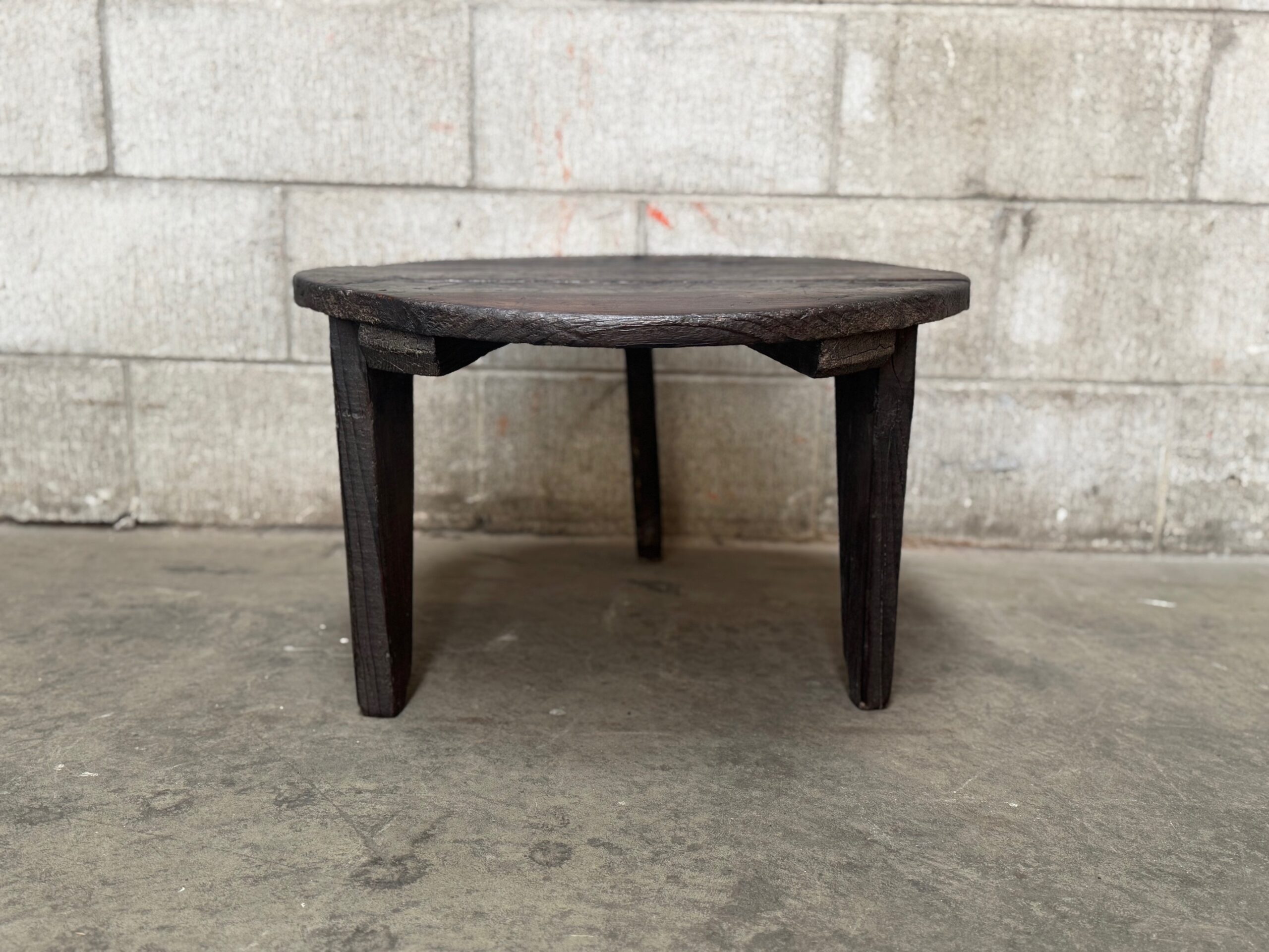 Romanian shepherds coffee table D56cm in Sold | Vitrine