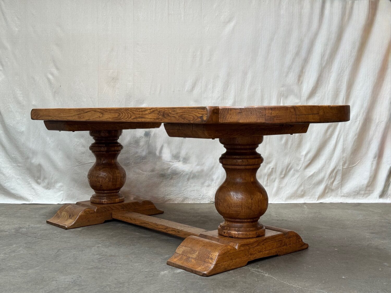 Large oval balustrade leg table 2.5m in Dining Tables | Vitrine