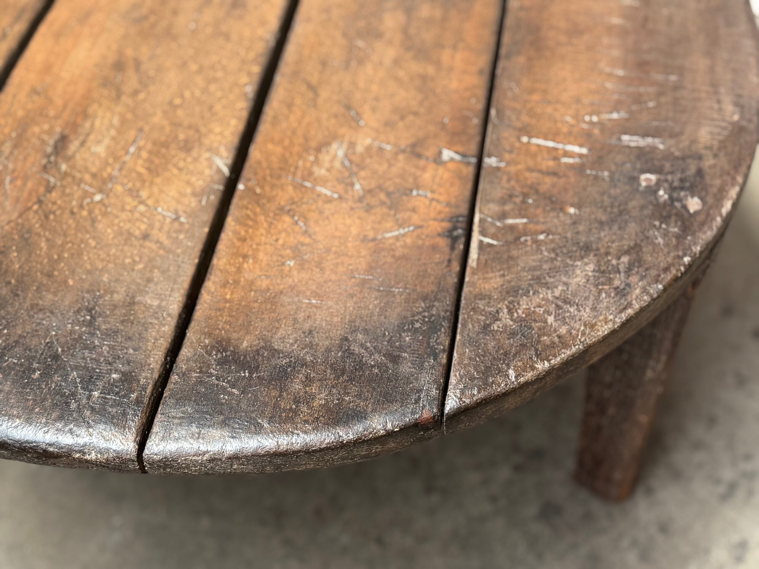 Romanian Shepherds coffee Table D64cm in Sold | Vitrine