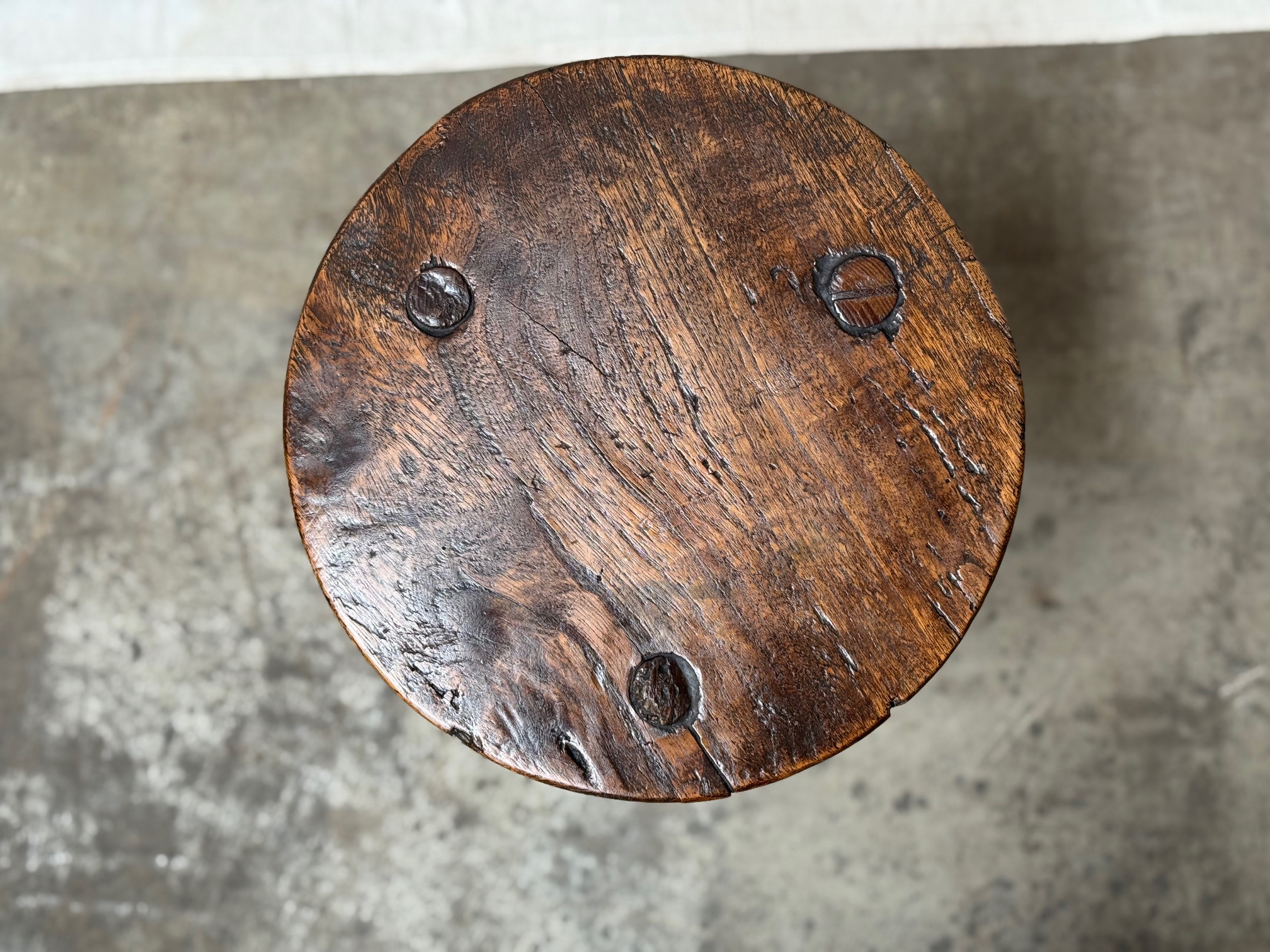 French Antique Stool / Side Table H49cm in Coffee Tables & small side ...